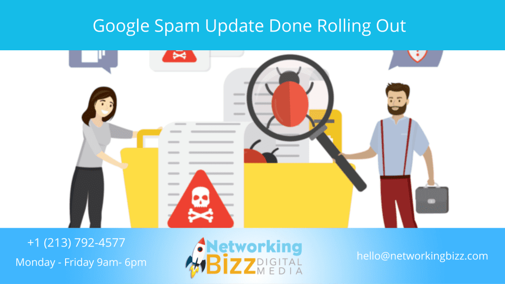 Google Spam Update Done Rolling Out!! » Website Design, Local SEO, Ads ...