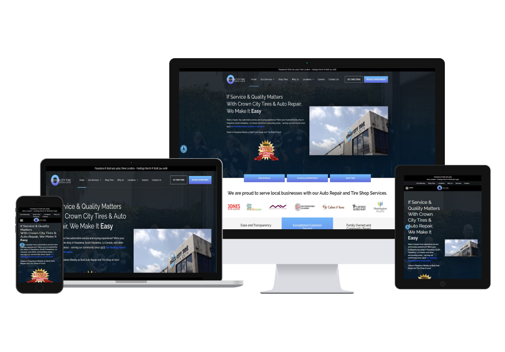 Best Auto Tire Shop website design for $49