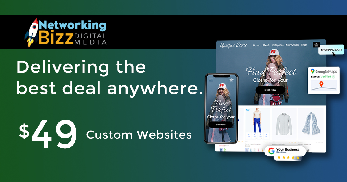 Website Design Packages Only $49! Let's Get You Started.