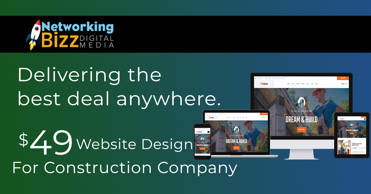 Best Construction Company website design for $49