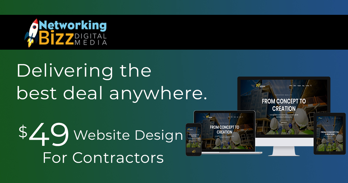 Best Contractors website design for $49