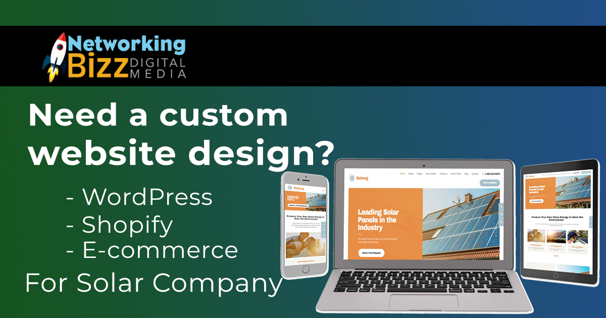 Get a Custom Website For Solar Company Today