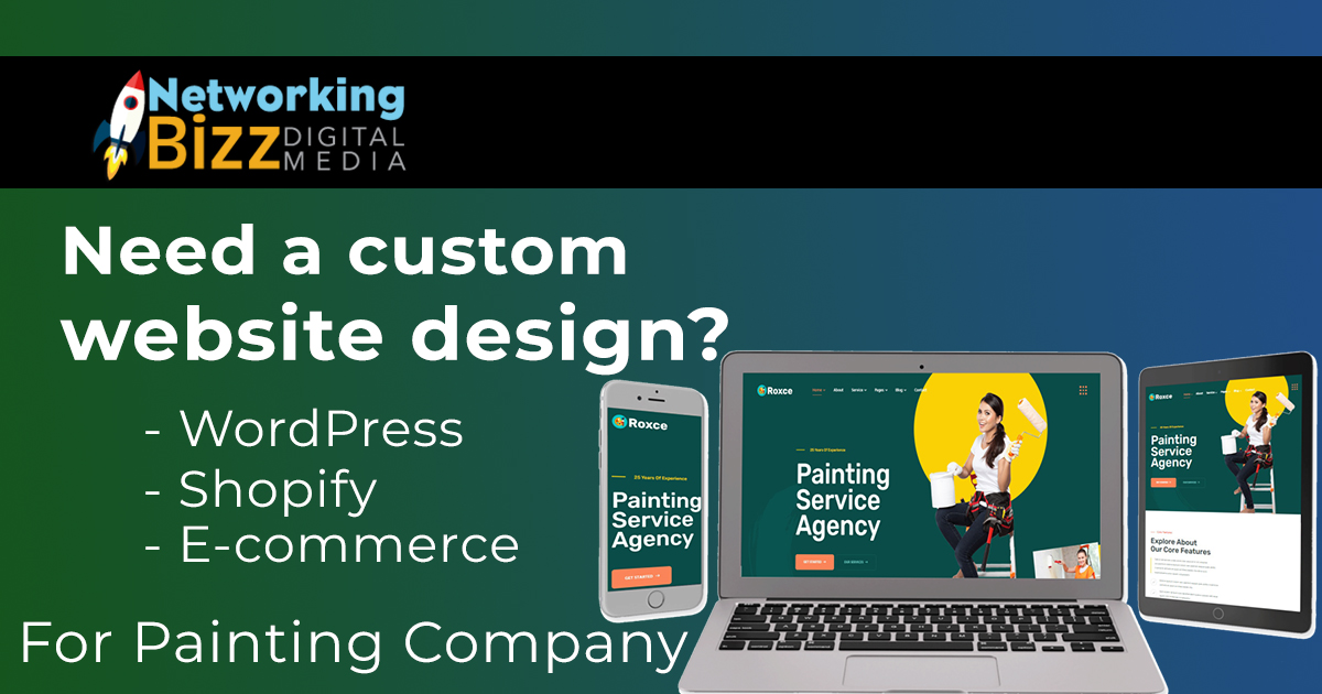 Get a Custom Website For Painting Company Today