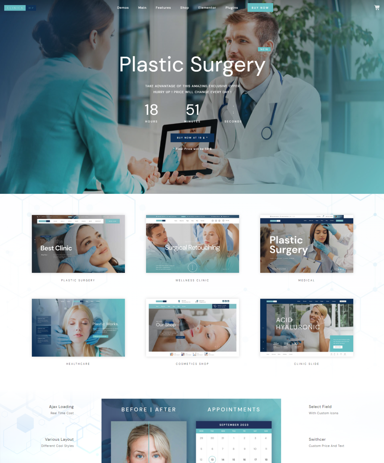 Best Plastic Surgery website design for $49