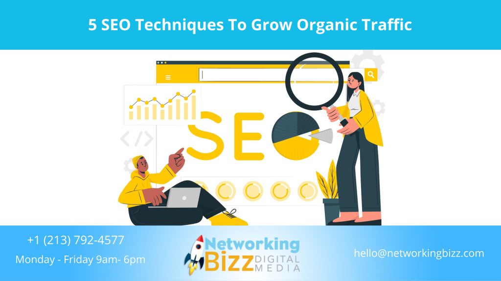 5 SEO Techniques To Grow Organic Traffic » Website Design, Local SEO ...
