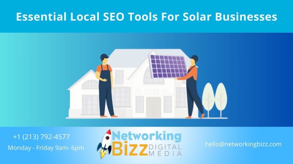 Essential Local SEO Tools For Solar Businesses